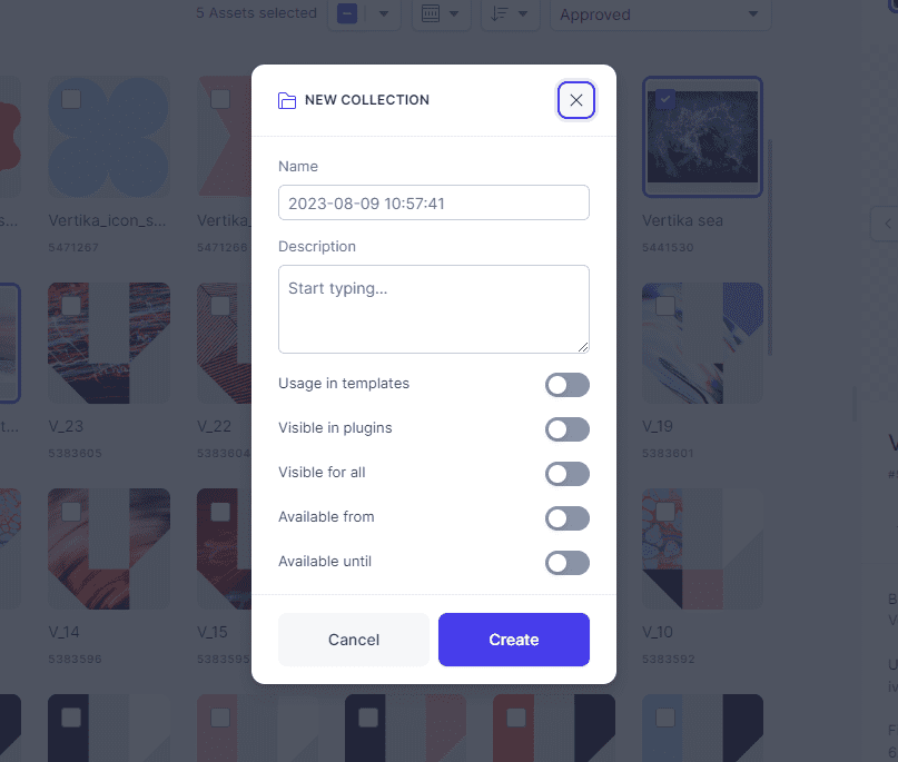 Place - Creating a new collection – Papirfly Help Center