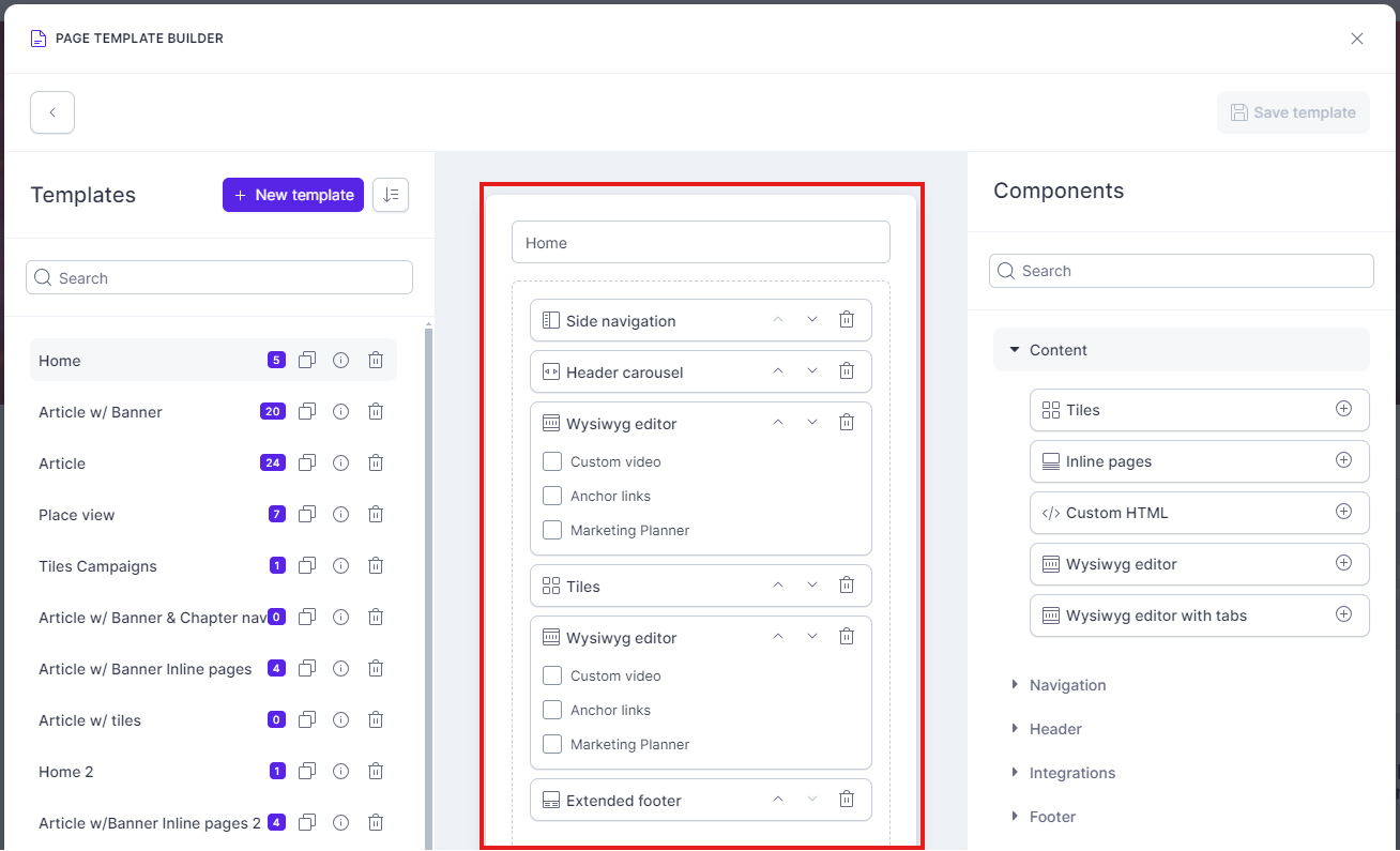 Point - Page template builder – Papirfly Help Center