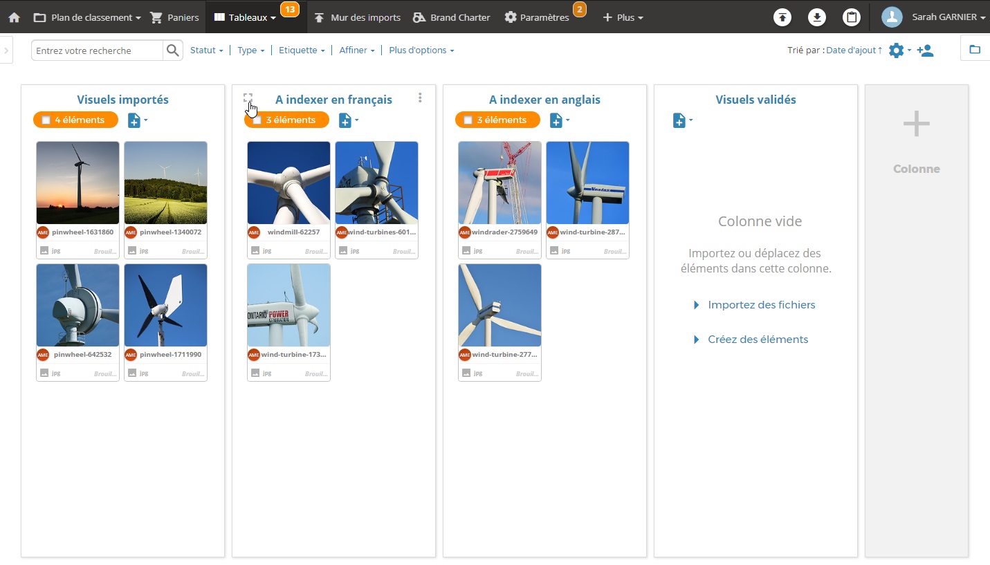 Keepeek - Afficher une colonne en plein écran – Papirfly Help Center