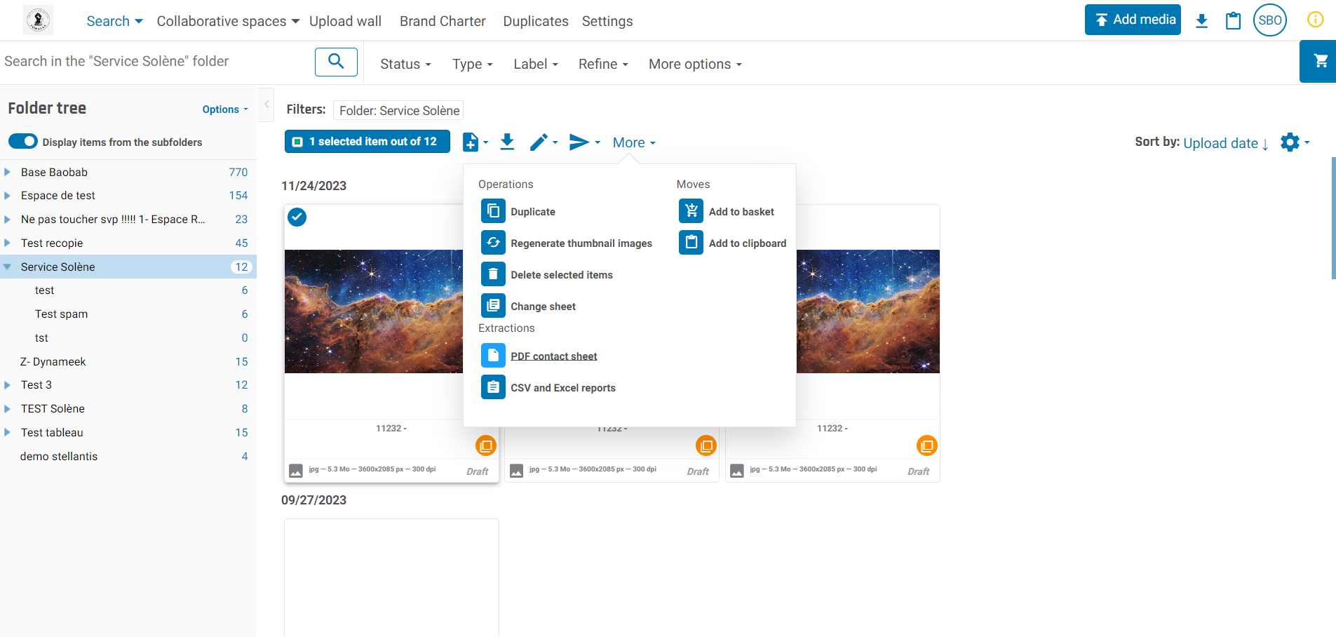 Keepeek - Generate a PDF contact sheet – Papirfly Help Center