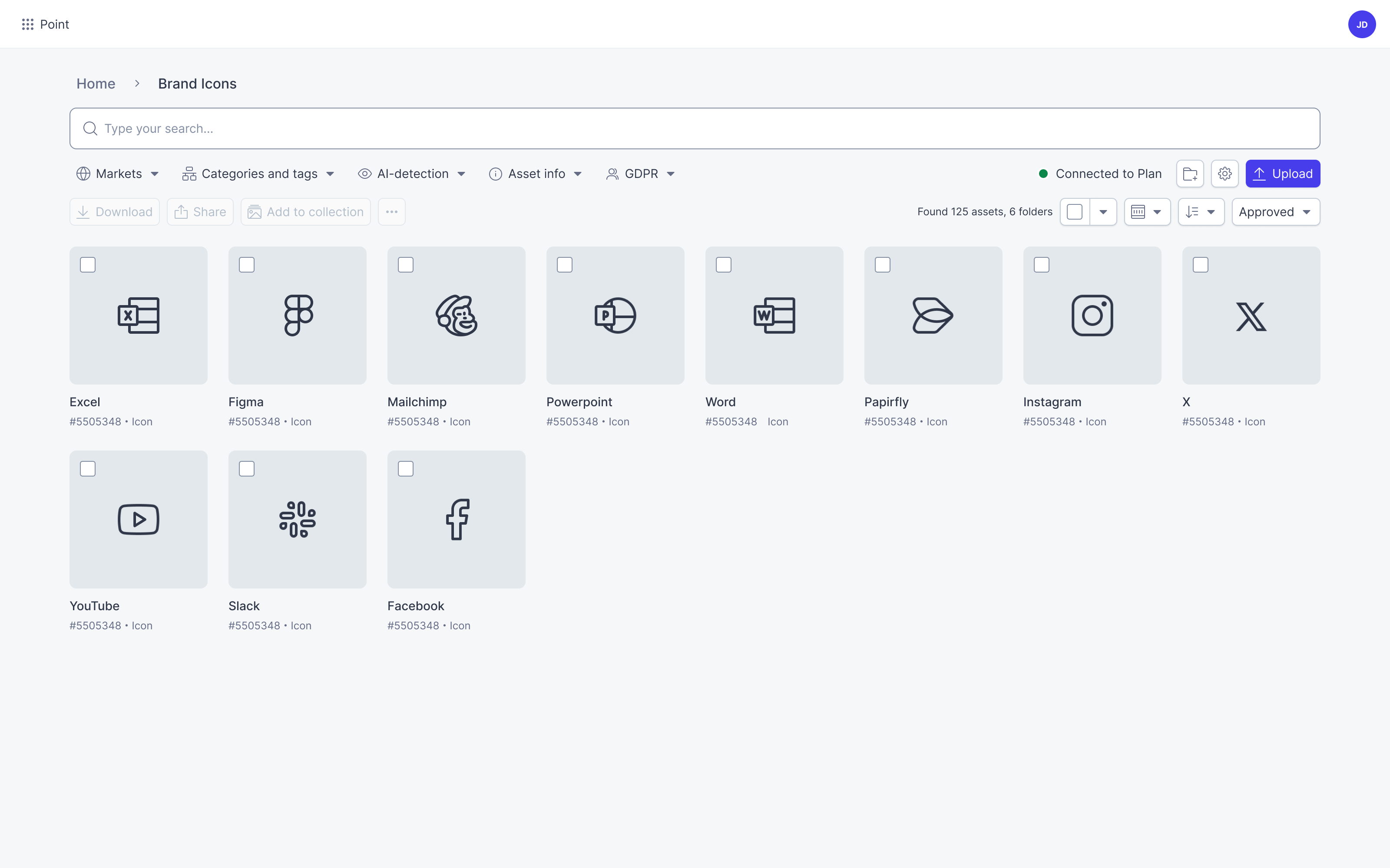 Place: Icon Management & Recoloring – Papirfly Help Center